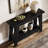 Millwood Pines 41.3" Small Console Table for Entryway, Farmhouse Wooden Sofa Table & Reviews ...